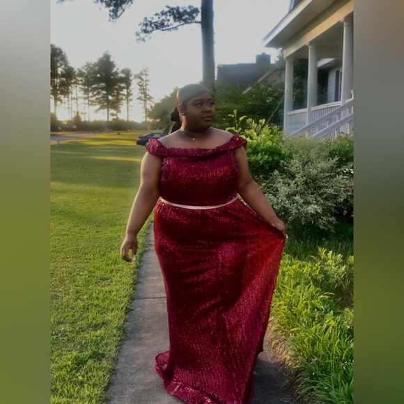 Dresses | Prom Dress Royal Queen Plus Size Prom Dress | Poshmark